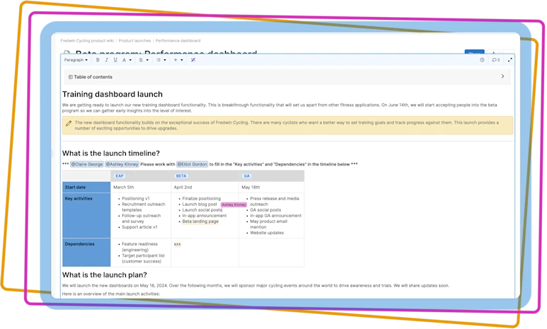 Aha! Knowledge Collaboration — Co-create Documents