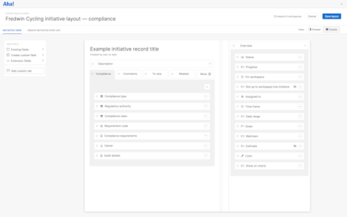 Add Custom Tabs to Record Layouts in Aha! Roadmaps | Aha! software