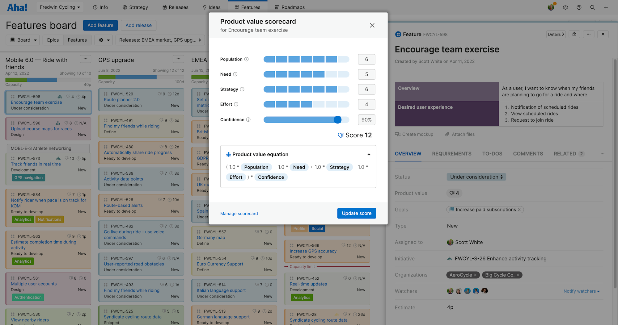 The Most Popular Aha! Software Features From Q2 2022 | Aha! software