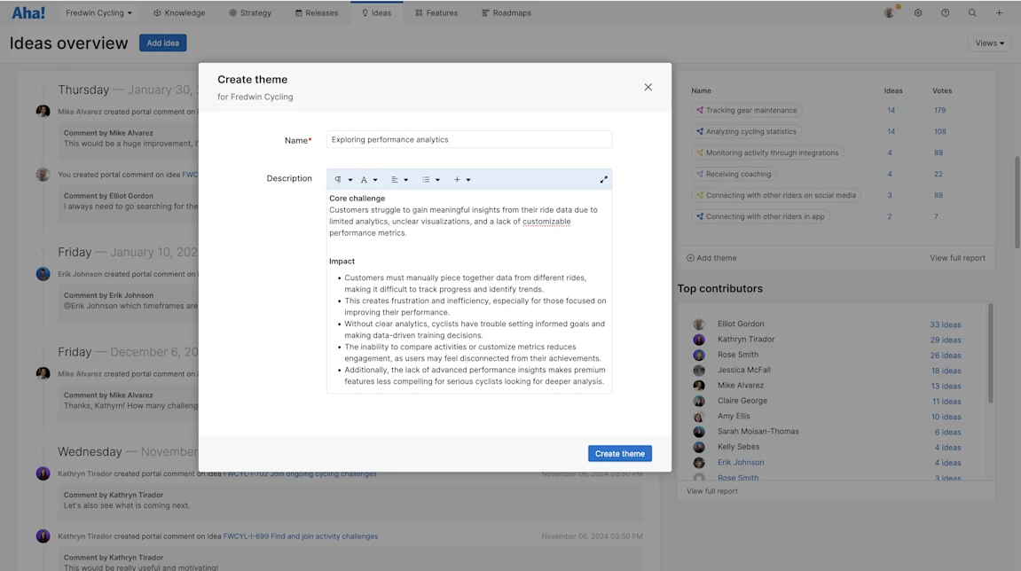 Just Launched! Organize Related Ideas by Theme
