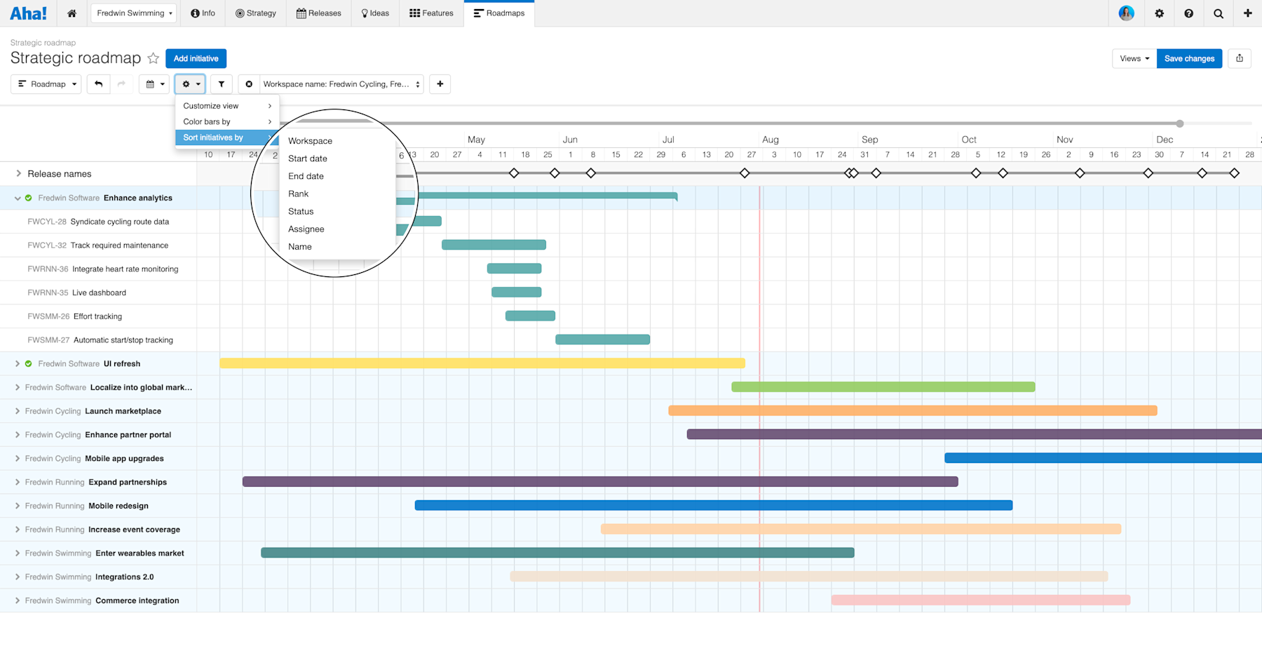Just Launched! — Organize Initiatives on the Strategy Roadmap | Aha ...