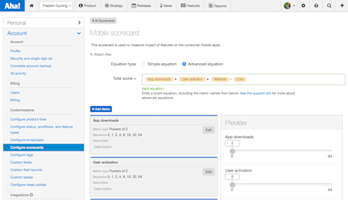 Just Launched! — New Scoring for Better Feature Prioritization | Aha ...