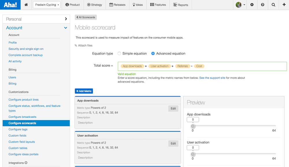 Just Launched! — New Scoring for Better Feature Prioritization | Aha ...