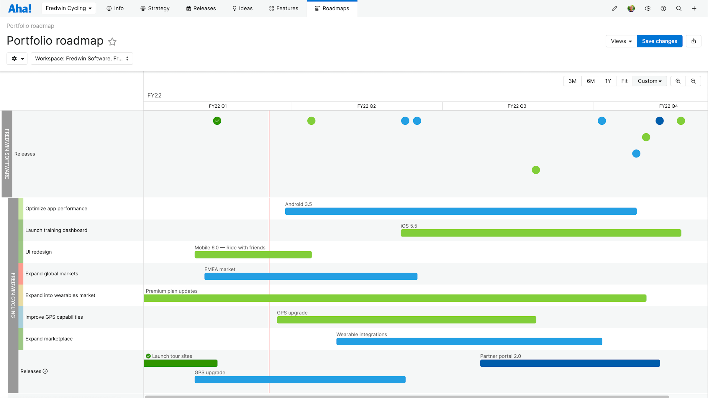 Visual Product Roadmap Software | Aha! software