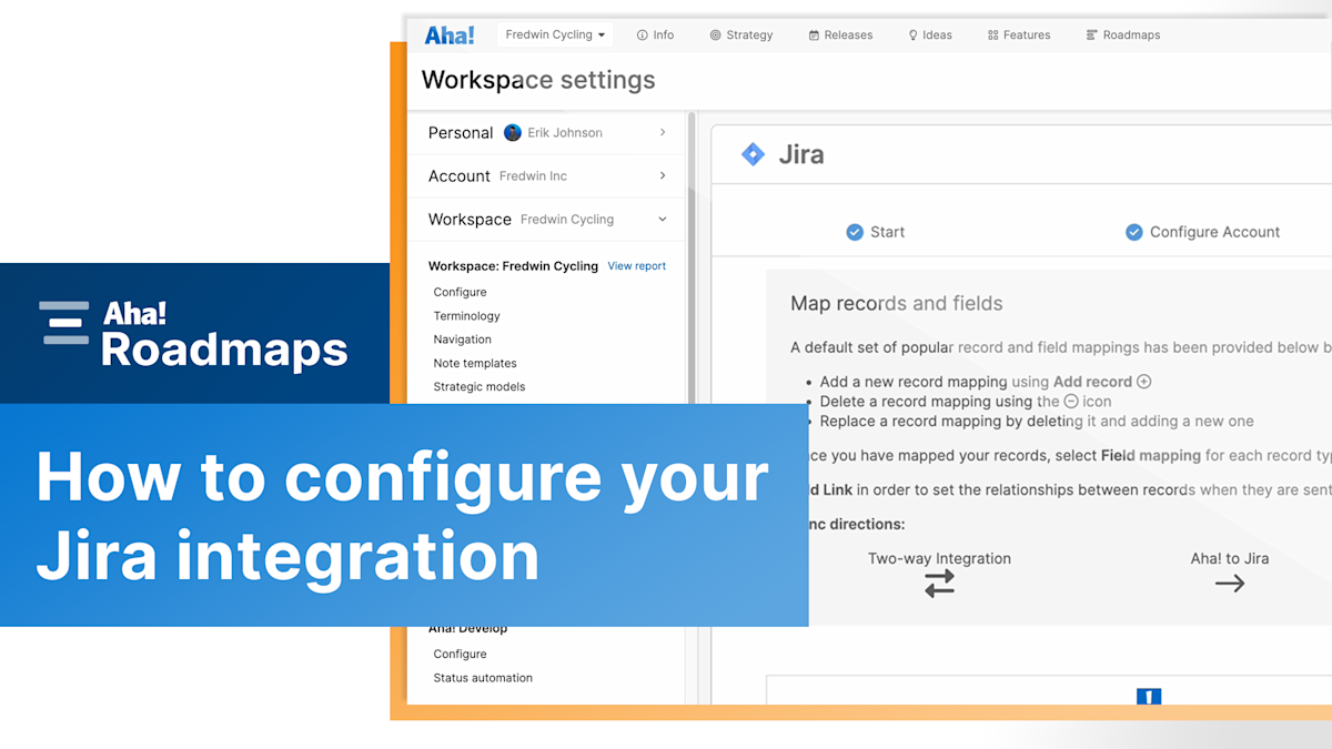 Aha! Roadmaps | How to configure your Jira integration | Aha! software