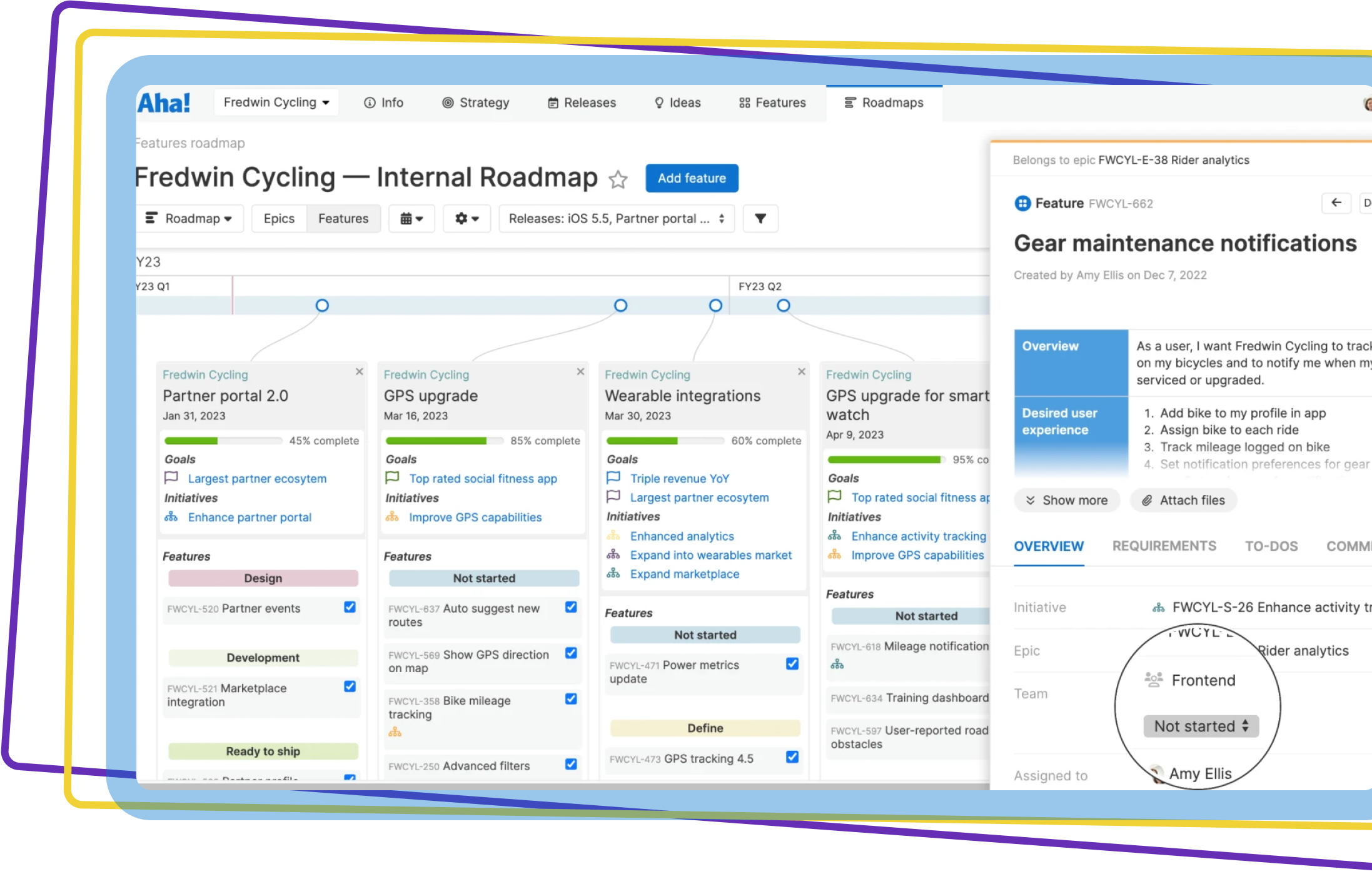 Aha! Develop Tour - Roadmaps | Aha! software