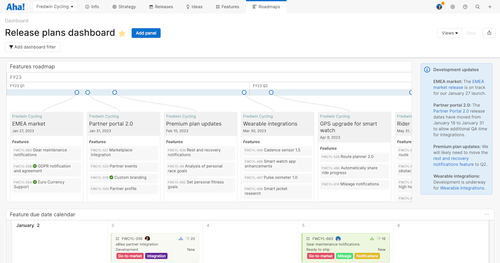 December 23, 2022 release notes | Aha! software