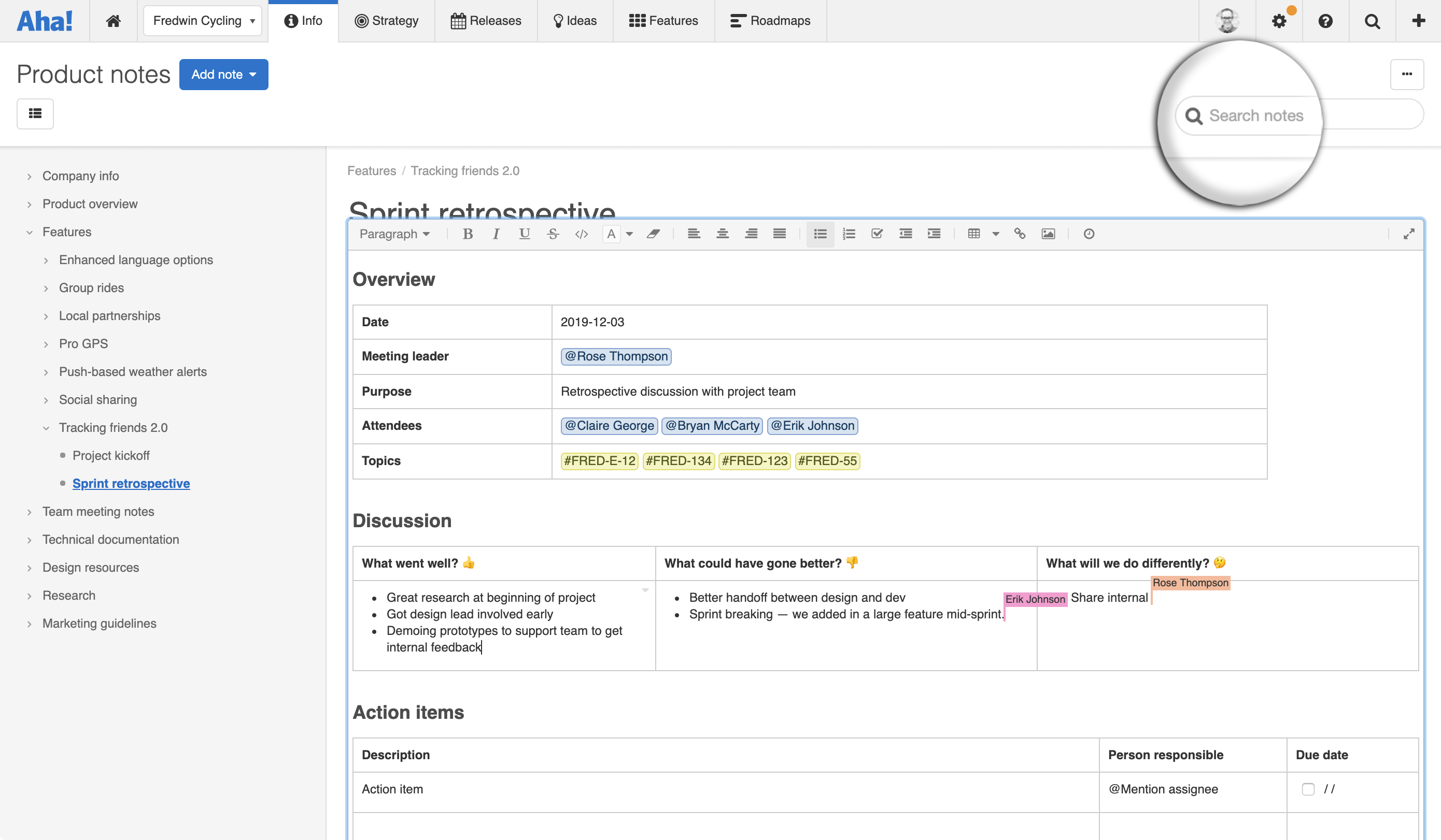Just Launched! — 6 Note Templates for Better Team Collaboration | Aha ...