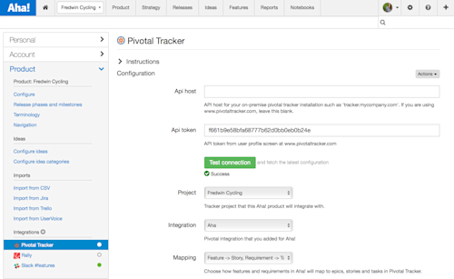 Aha! Integrated With Pivotal Tracker for Visual Product Roadmaps | Aha ...