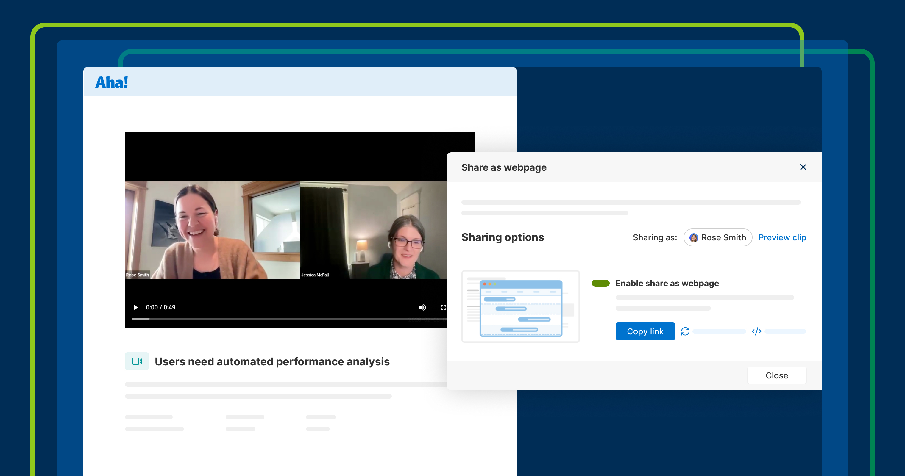 Use Aha! Discovery To Share Video Clips From Customer Interviews