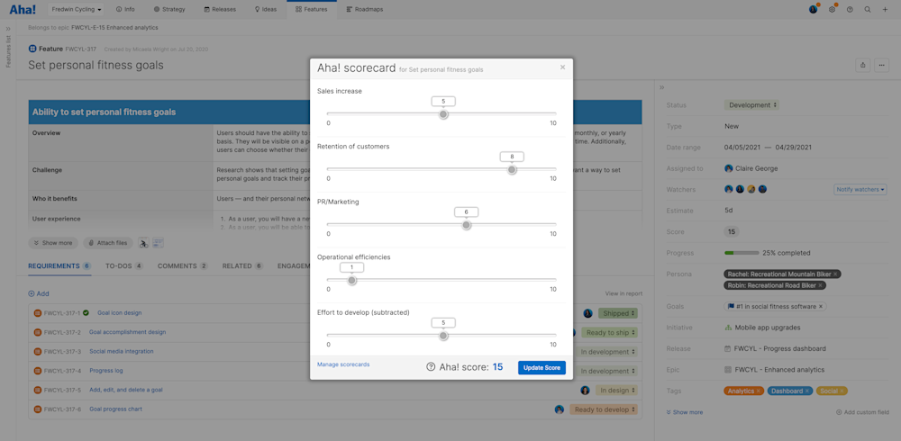 A Complete Checklist for Defining Product Features | Aha! software