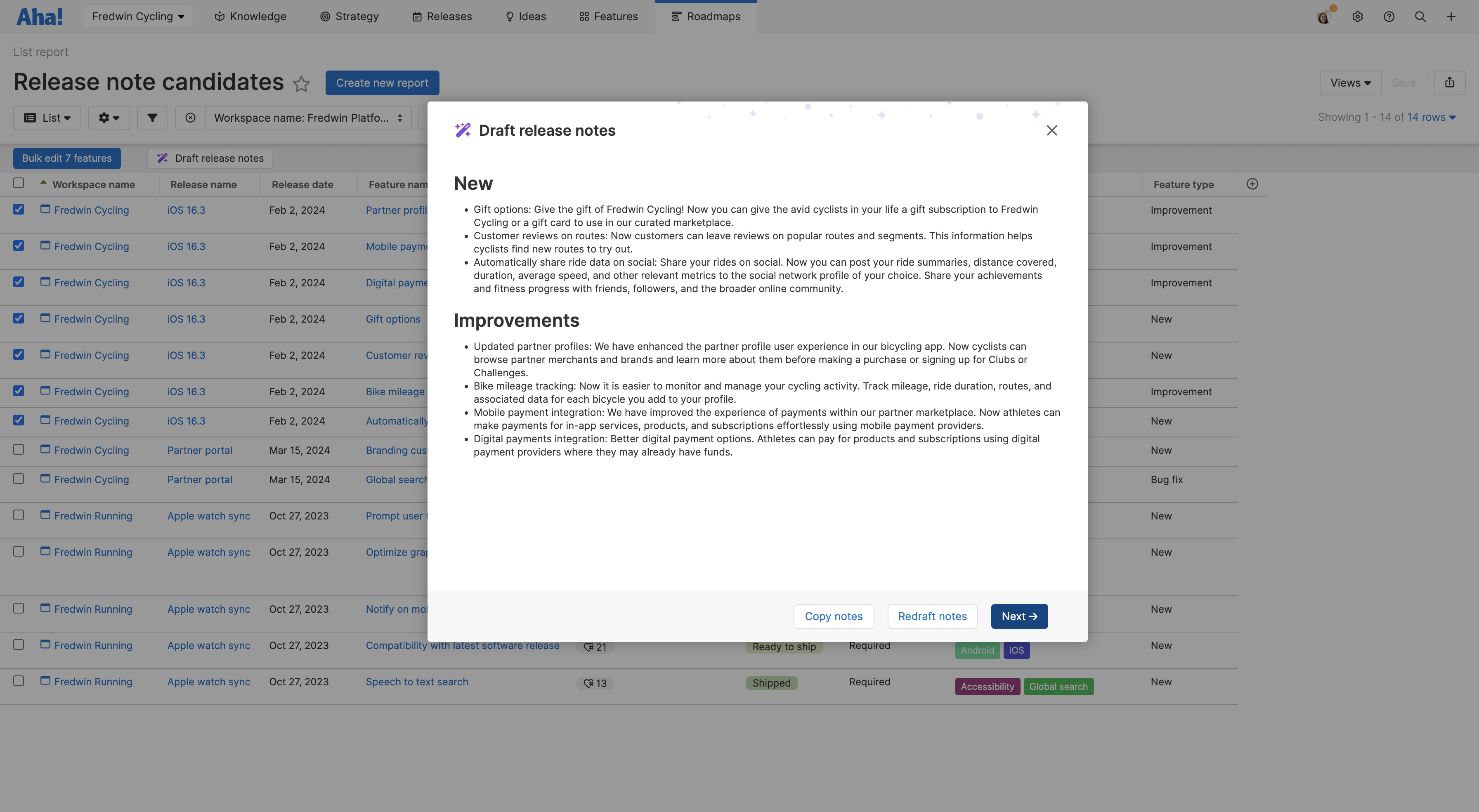 Aha! Knowledge — Centralize product information