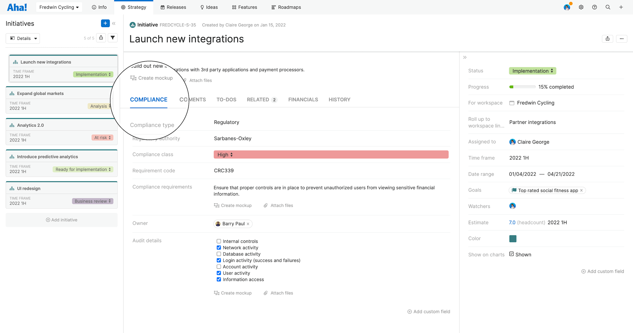 Add Custom Tabs to Record Layouts in Aha! Roadmaps | Aha! software