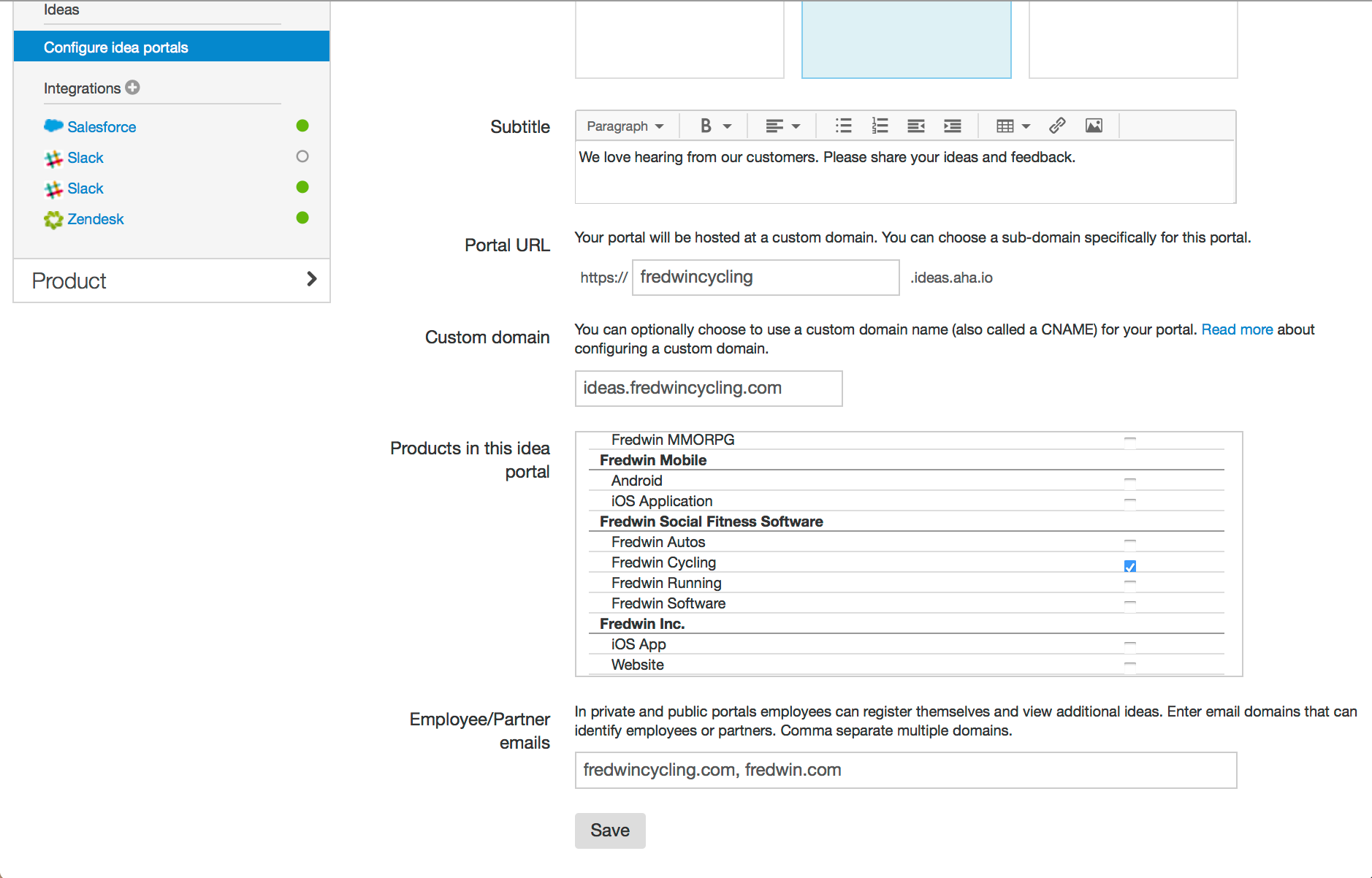 Just Launched! — Use Your Own Custom URL on Your Idea Portal | Aha ...