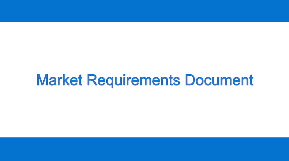 Market requirements document template | Aha!