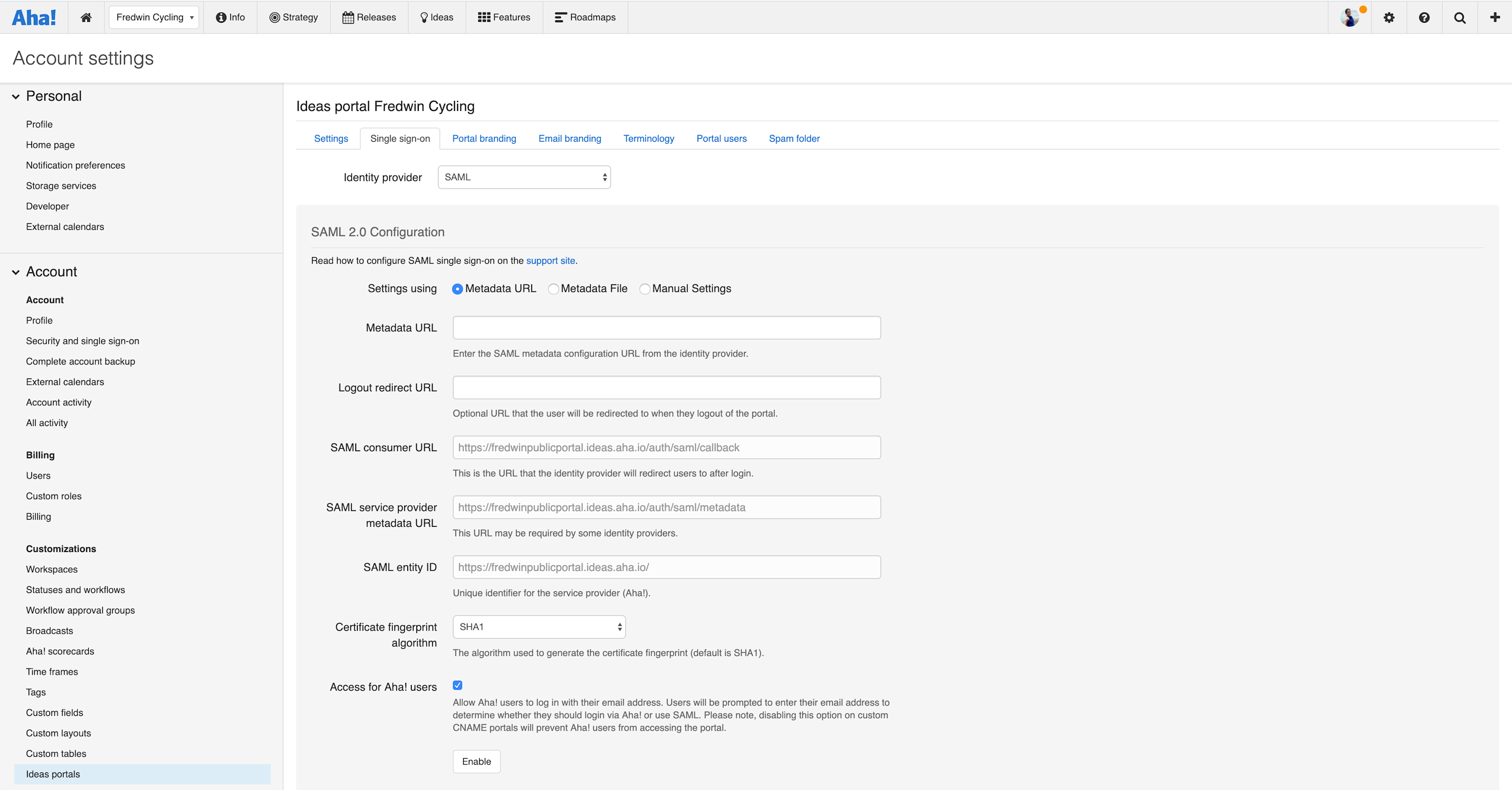 Google Workspace Roadmap Tool Integration | Aha! software