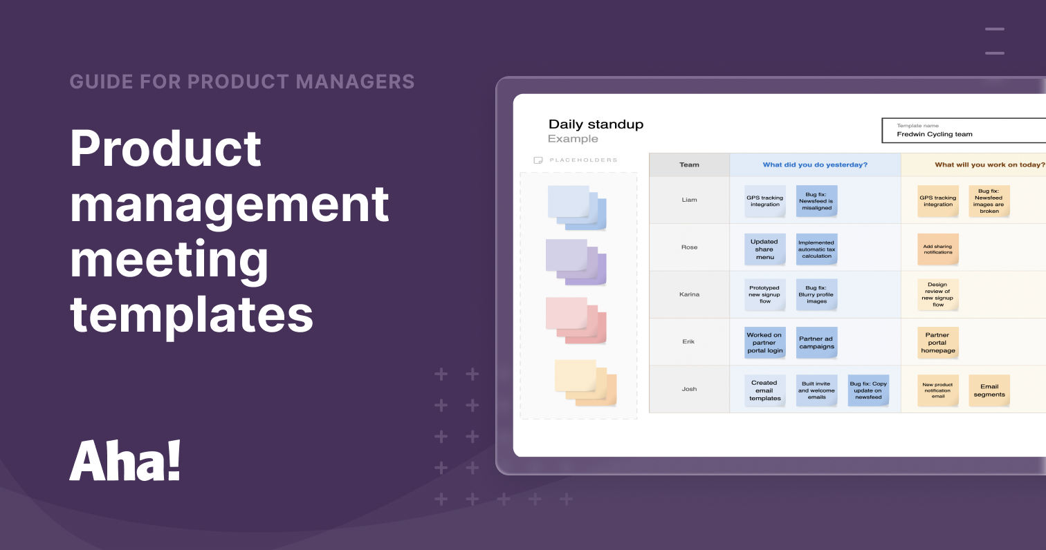 6 Product Management Meeting Templates for Product Teams