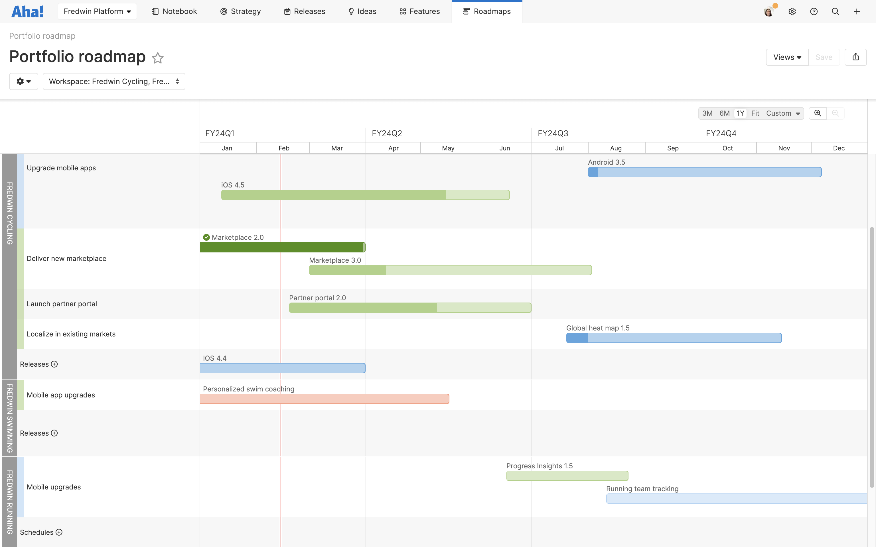 What Is a Product Portfolio Roadmap? Tips and Templates | Aha! software