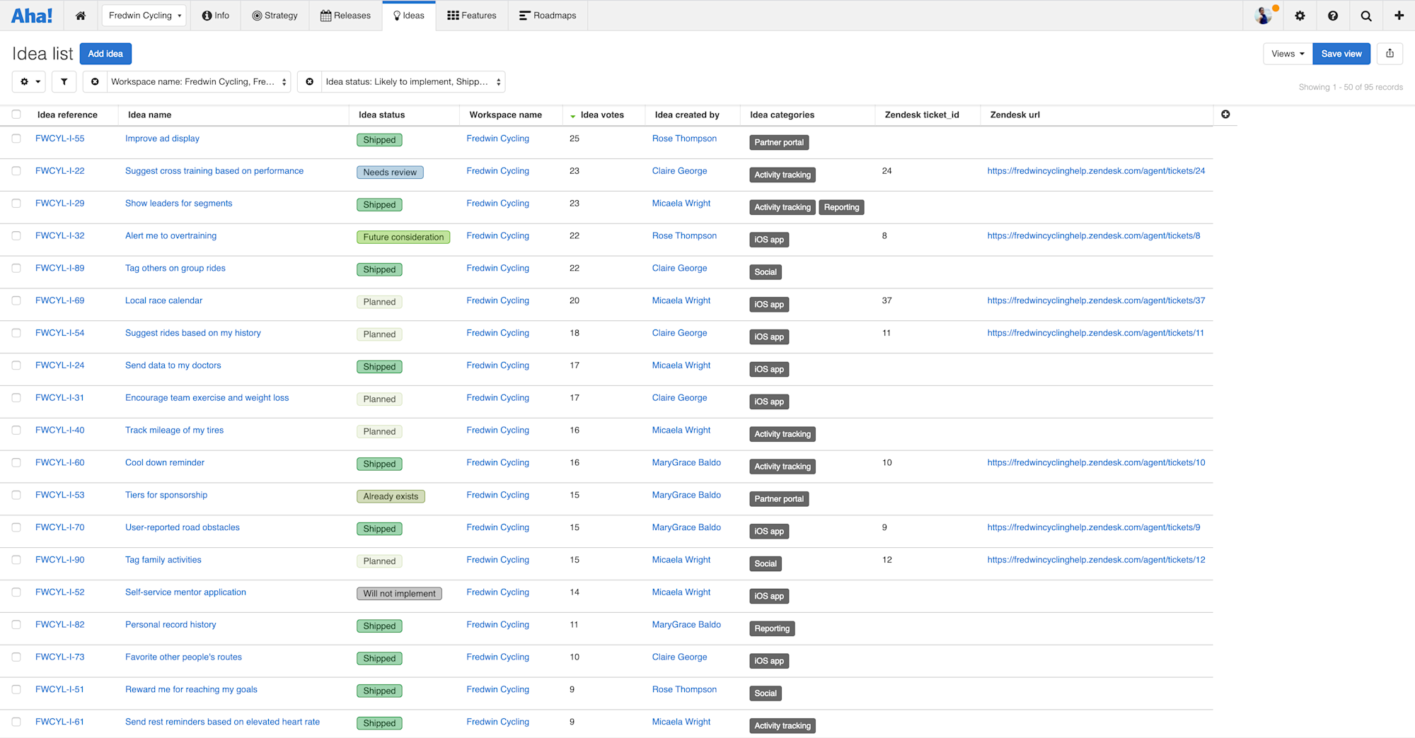 Zendesk Roadmap Tool Integration | Aha!