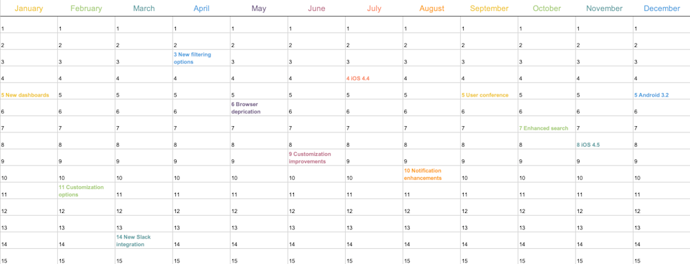 6 Free Marketing Calendar Templates | Aha!