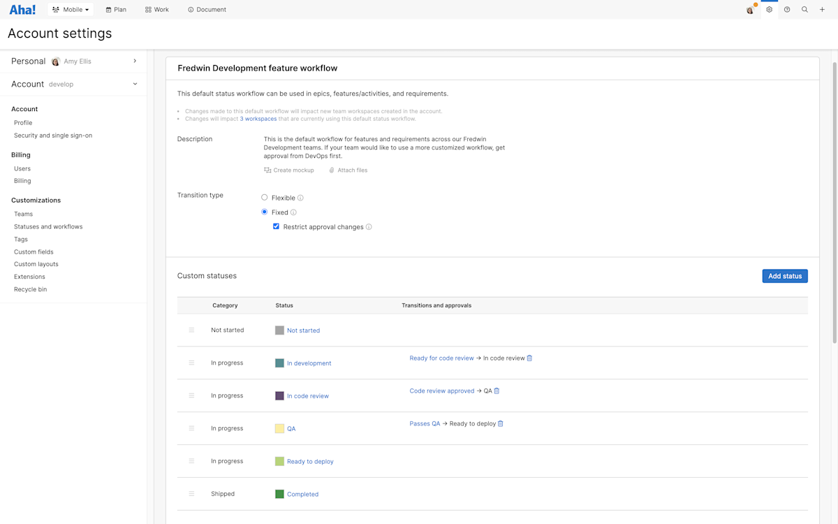 Aha! Develop - Work | Aha! software