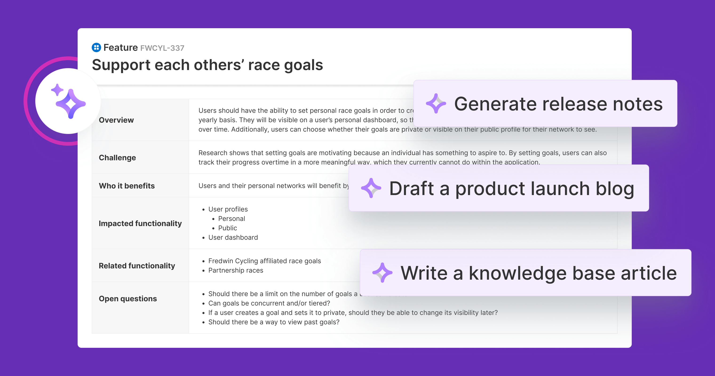 Turn Feature Descriptions Into Marketing, Sales, and Support Content With AI