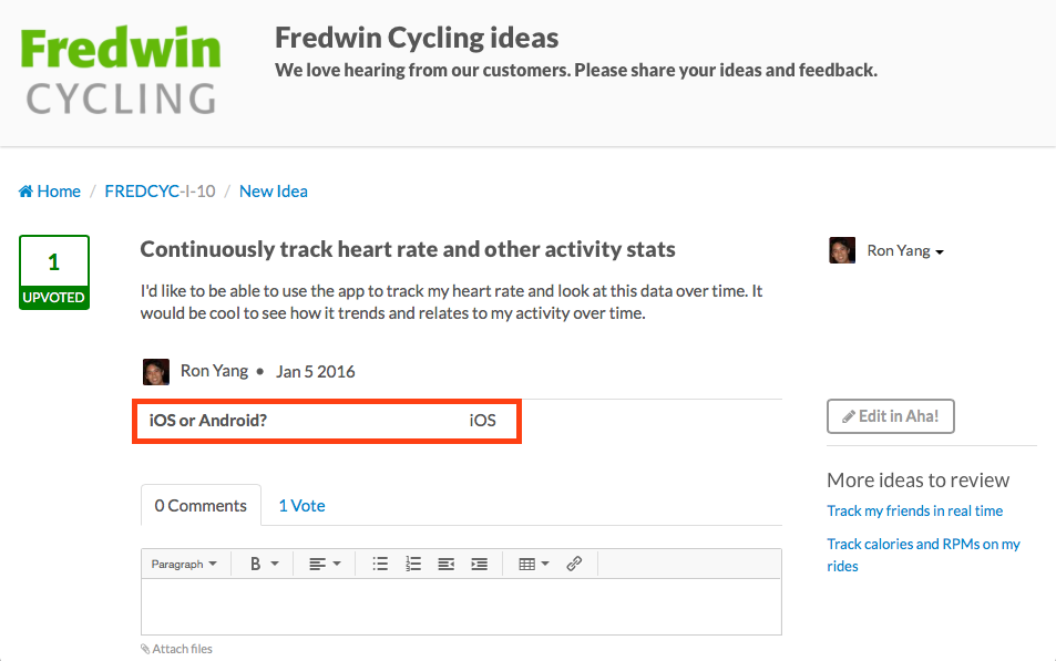 Just Launched! — Improved Idea Portals Now With Required Fields | Aha ...