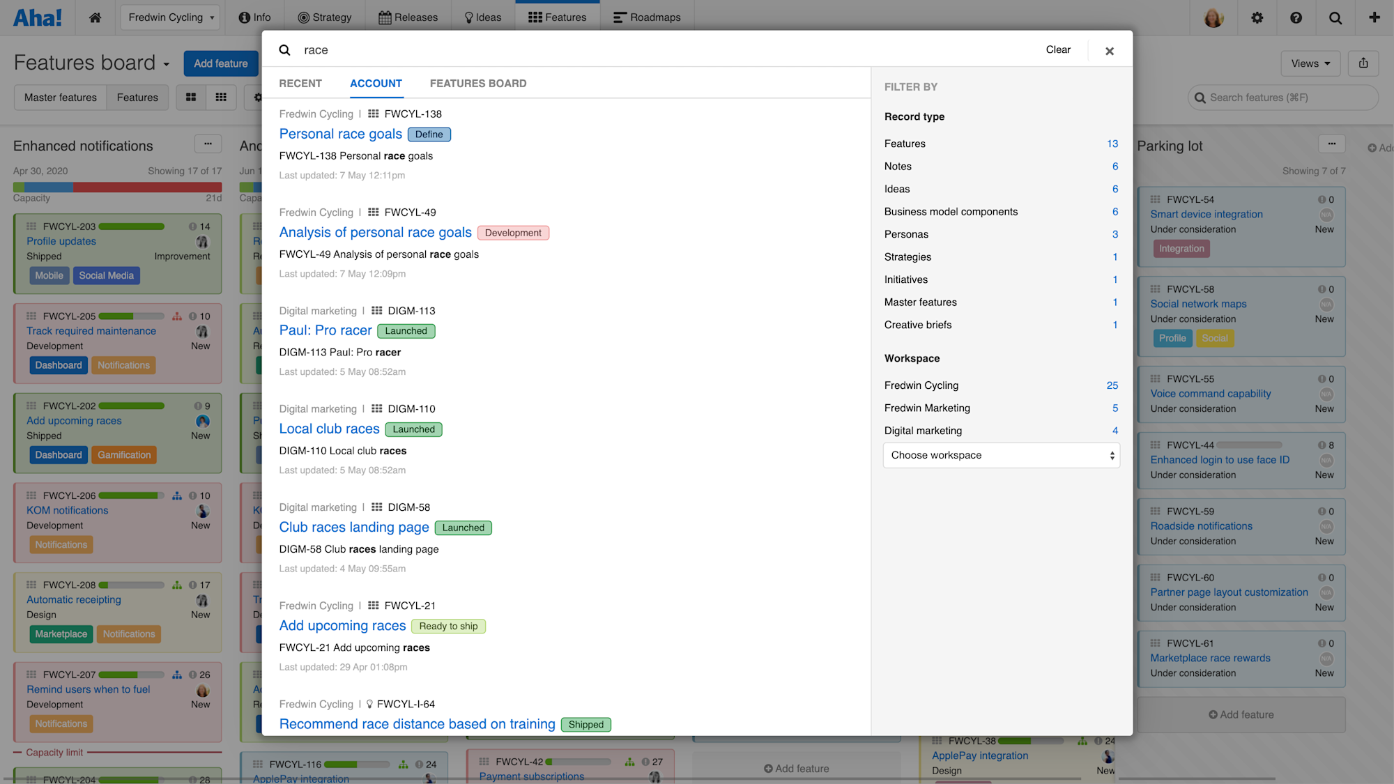 May 14, 2020 release notes | Aha! software