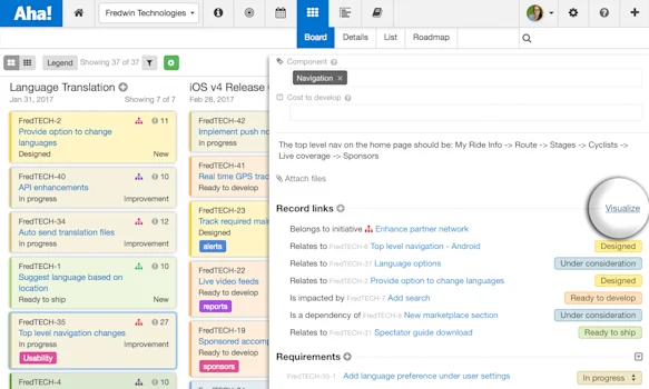 Just Launched! — A Visual, Interactive Feature Dependency Map