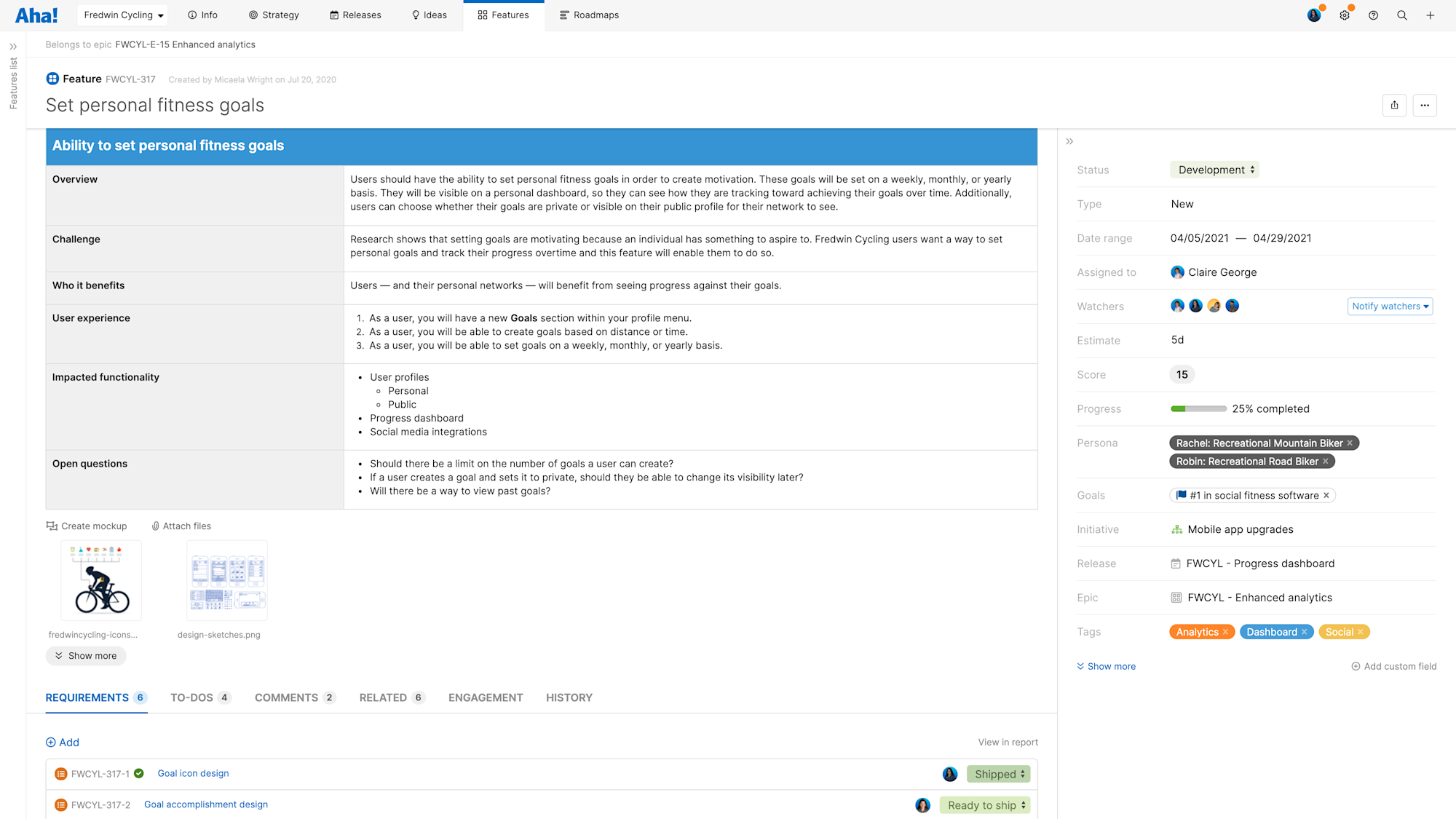 A Complete Checklist for Defining Product Features | Aha! software