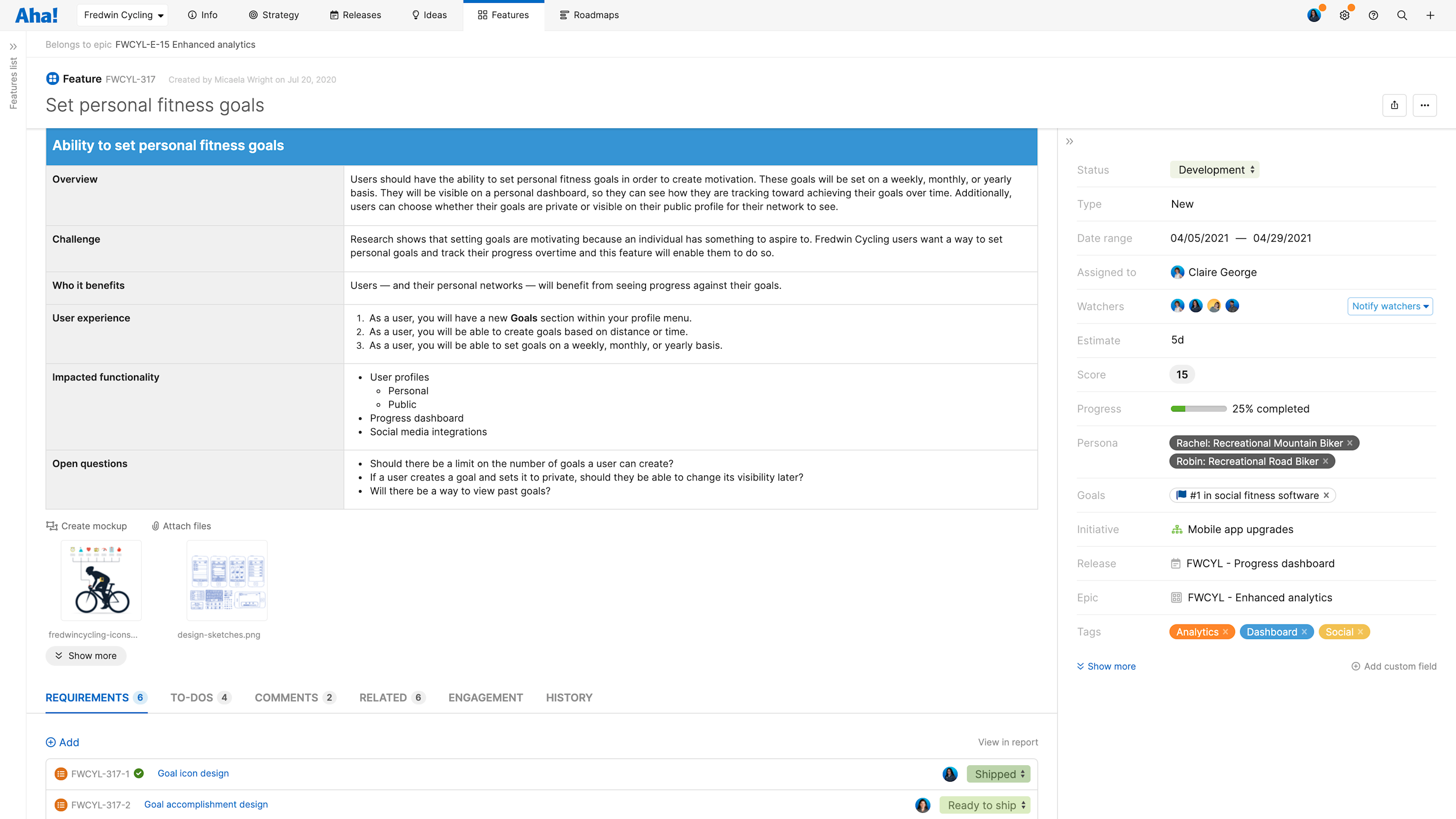 A Complete Checklist for Defining Product Features | Aha! software