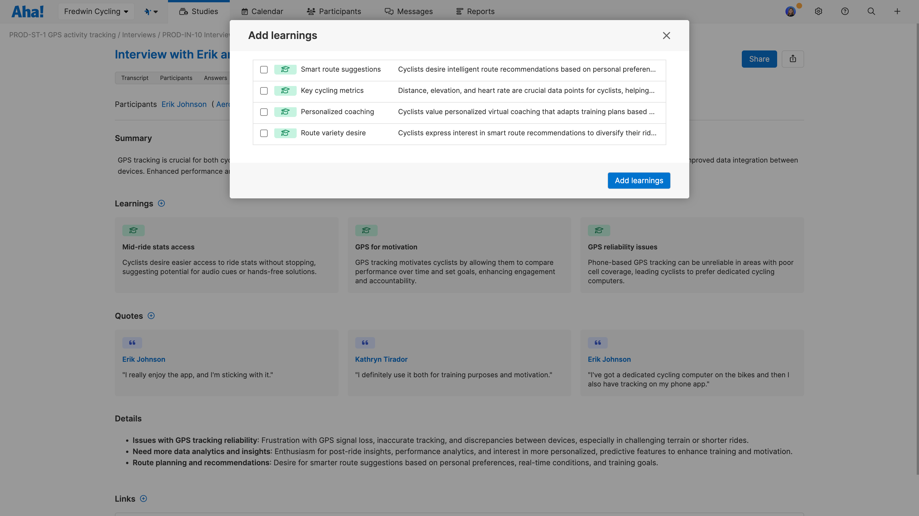 Aha! Discovery AI Transcript Analysis — Uncover Customer Insights
