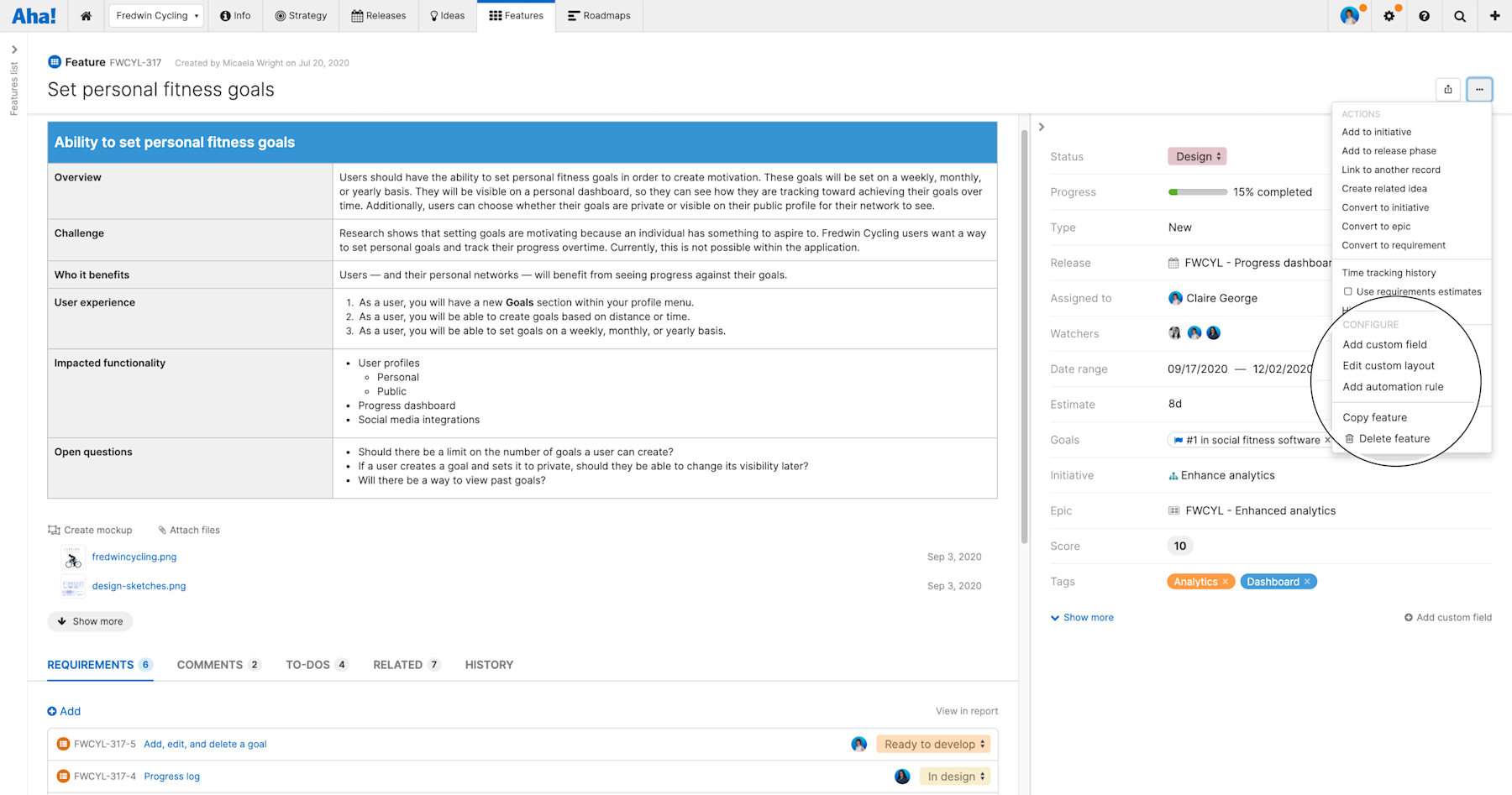 Aha! updates | Blog | Aha! software
