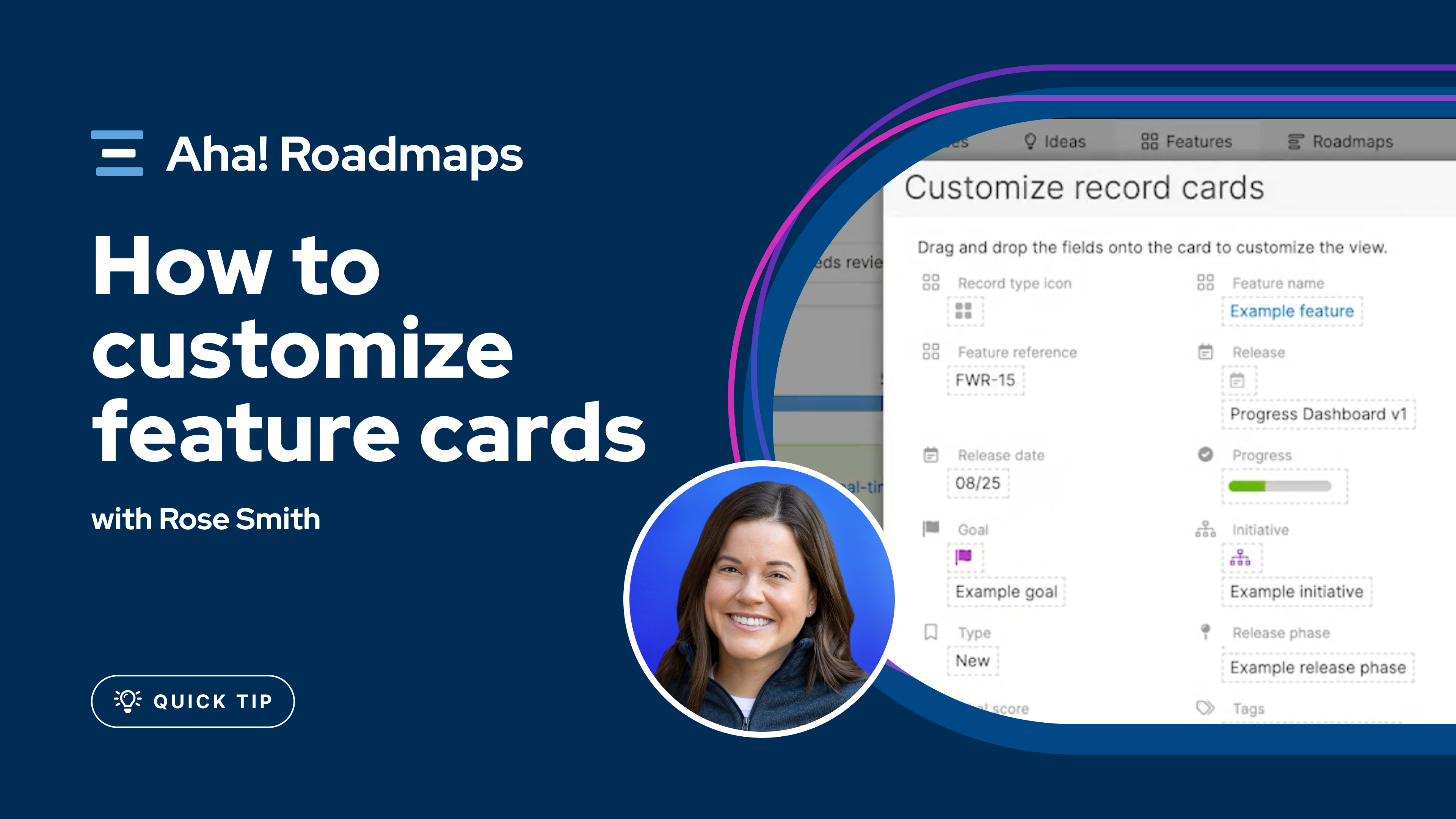 Aha! Roadmaps | How to customize feature cards