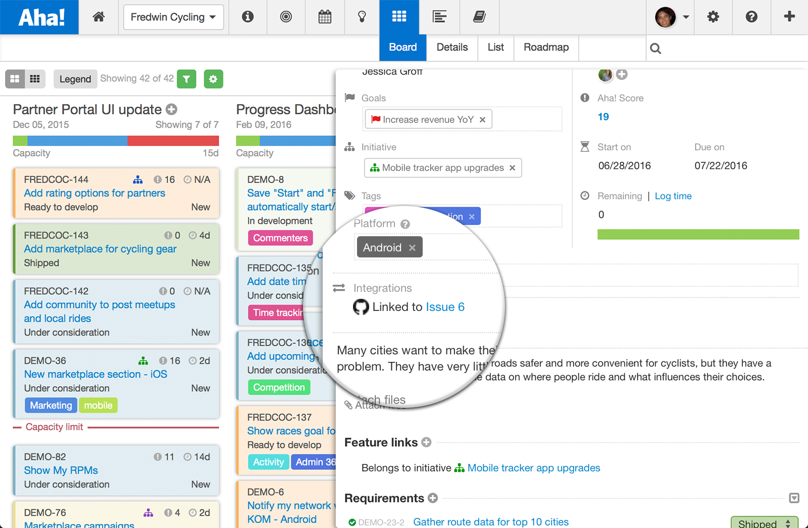 Just Launched! — Aha! Now Integrated With GitHub Enterprise | Aha! software