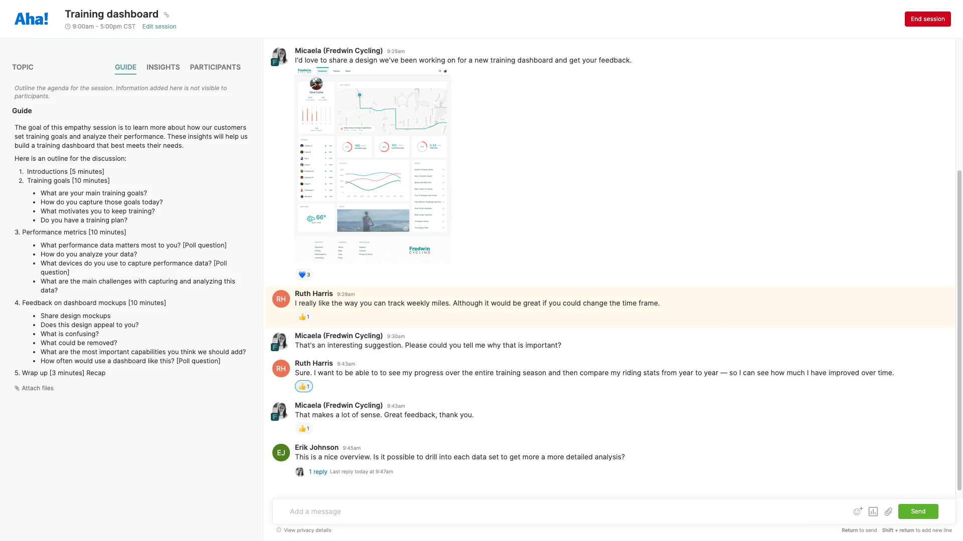Aha! software use cases — Explore