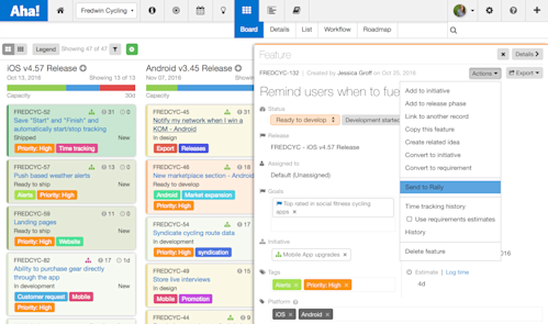 Just Launched! — Two-Way Rally Integration Now Supports Feature Tags | Aha!