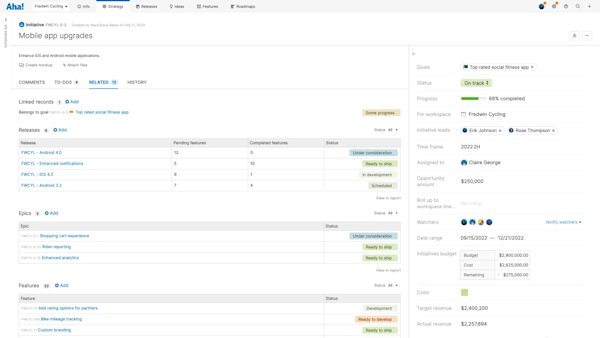 Strategic Roadmap and Planning Software — Aha! Roadmaps | Aha! software