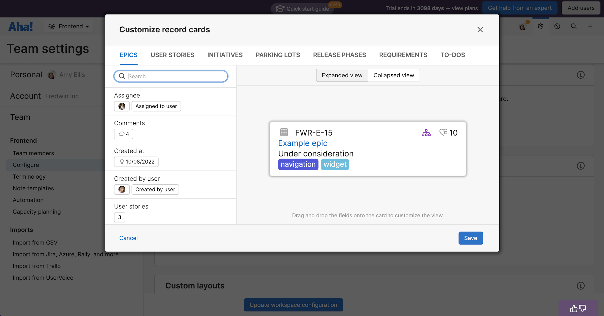 A Better Way to Customize Cards in Aha! Roadmaps and Aha! Develop | Aha ...