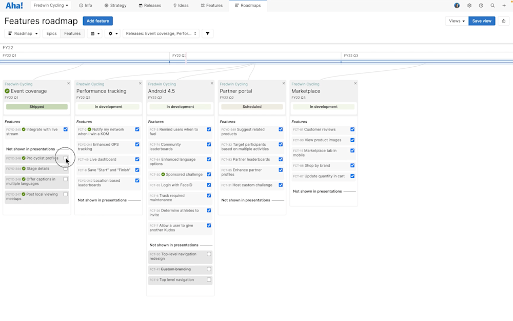 How To Communicate Your Product Roadmap to Customers | Aha! software