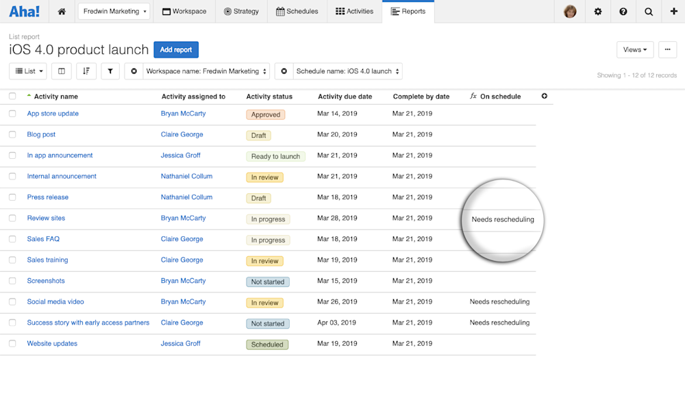 Just Launched! — Introducing Custom Equations in Aha! Reports | Aha ...