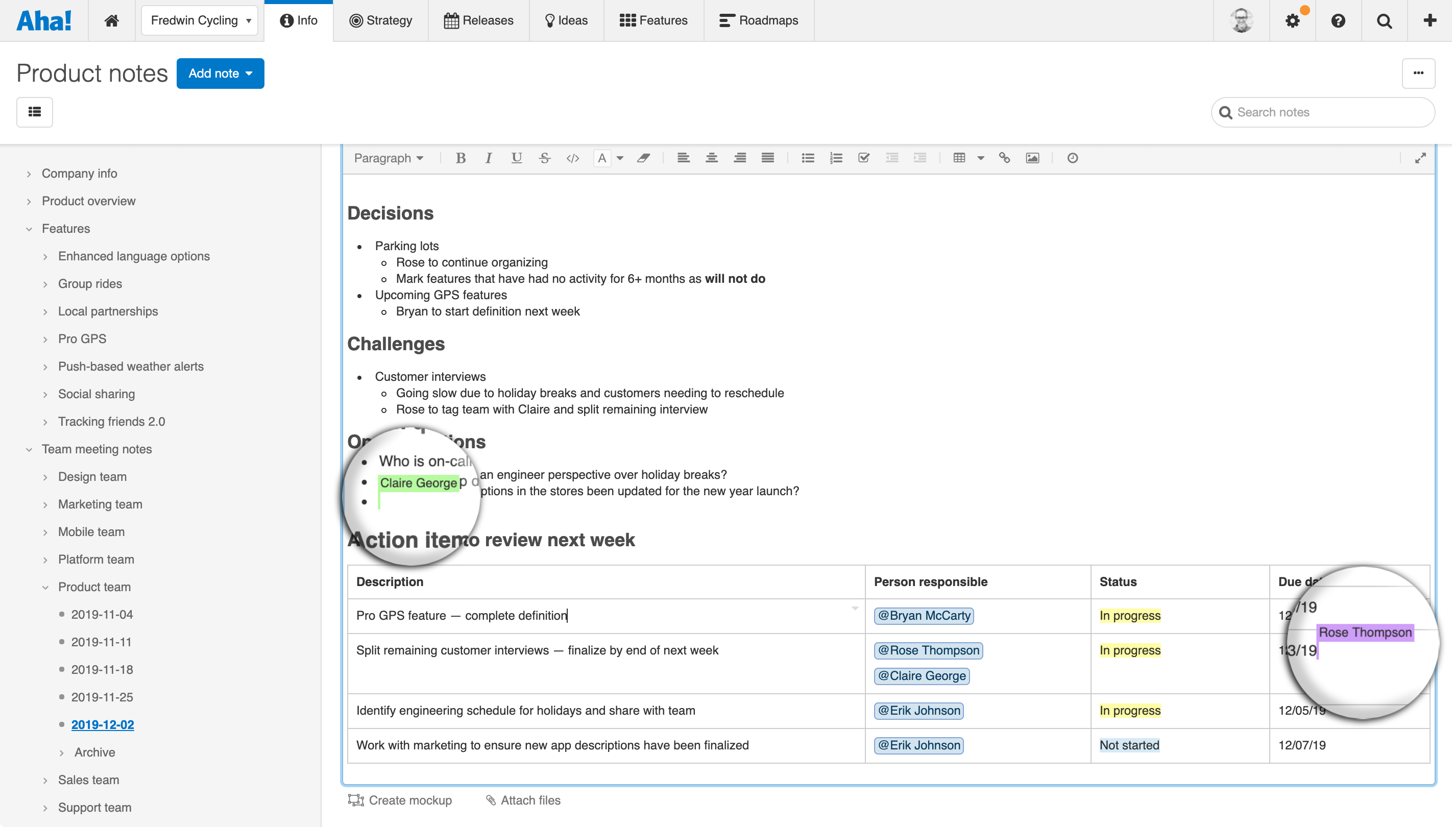 Just Launched! — 6 Note Templates for Better Team Collaboration | Aha ...