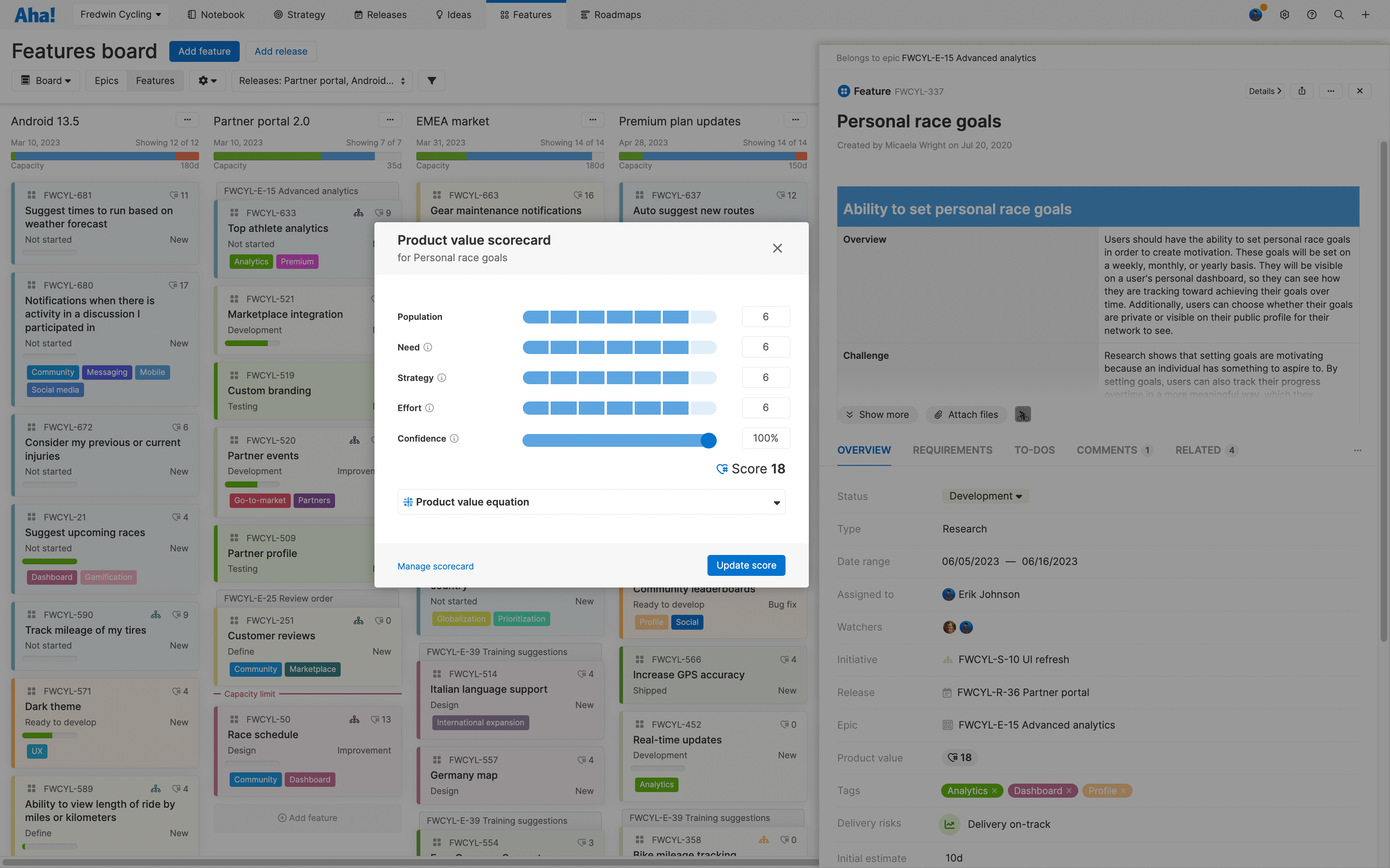 Product Feature Prioritization Templates [Free Downloads] | Aha! software