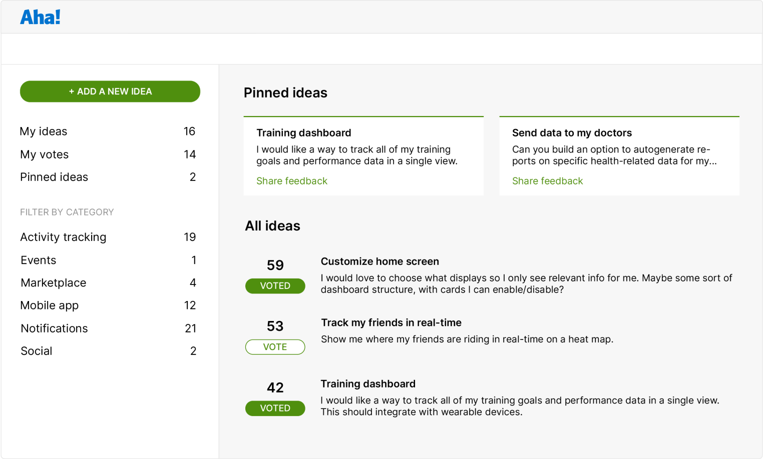 Aha! Ideas — Comprehensive Idea Management Software | Aha! software