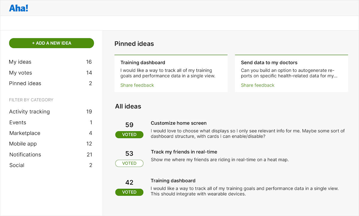 Aha! Ideas — Comprehensive Idea Management Software | Aha! software