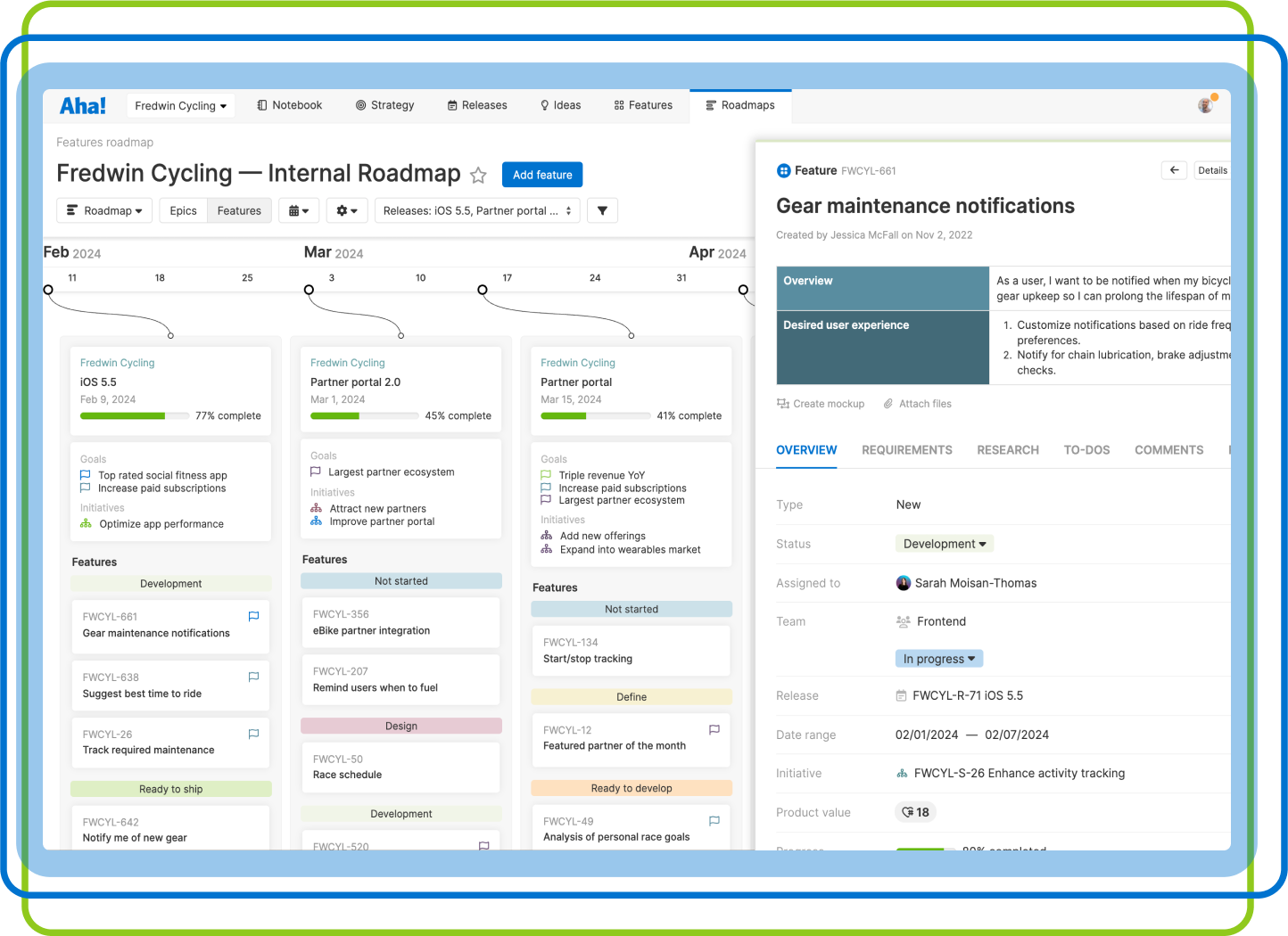 Aha! software use cases — Build