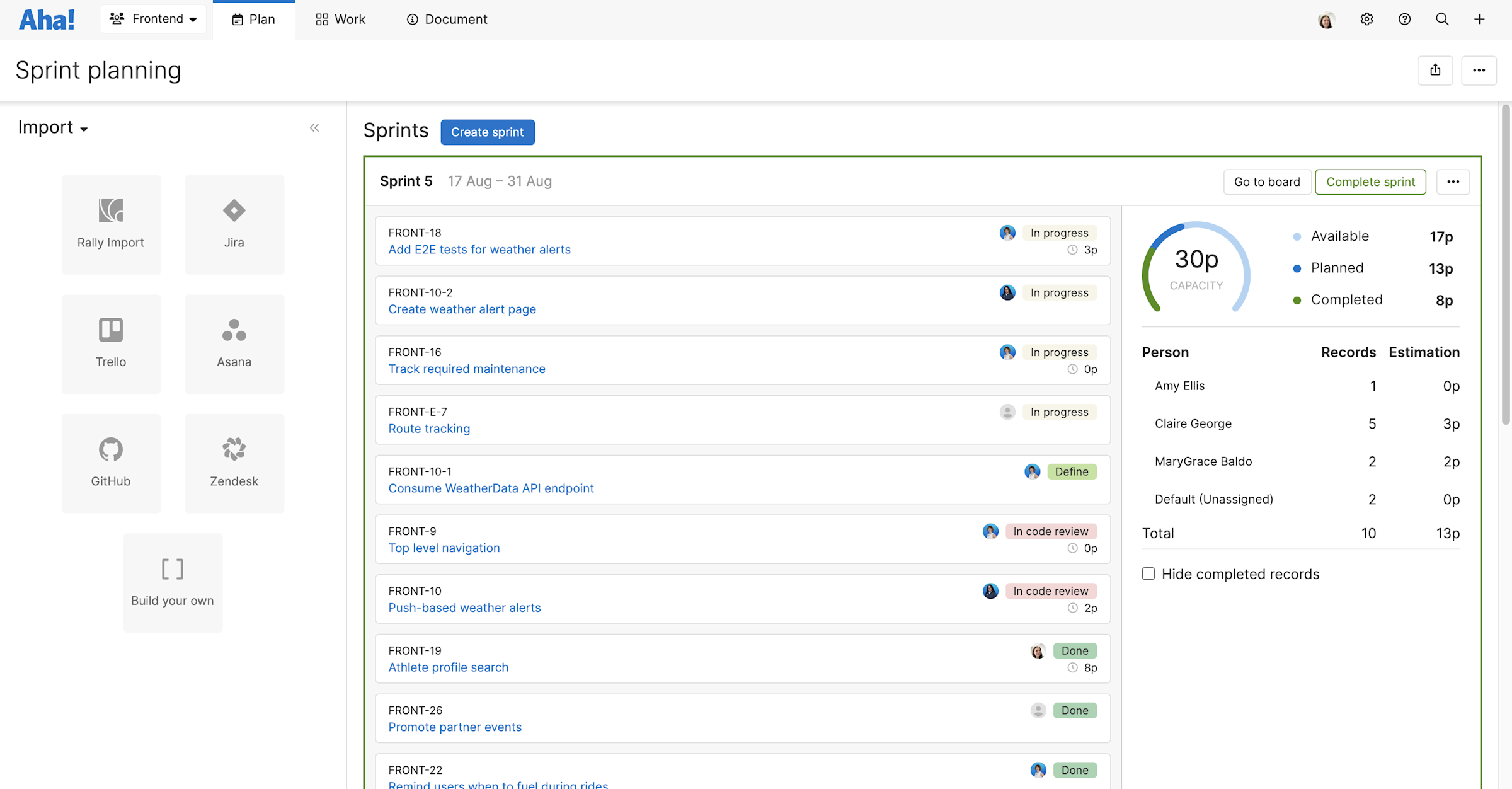 Bring Data Into Aha! Develop From Any Tool — Including Jira, Rally ...
