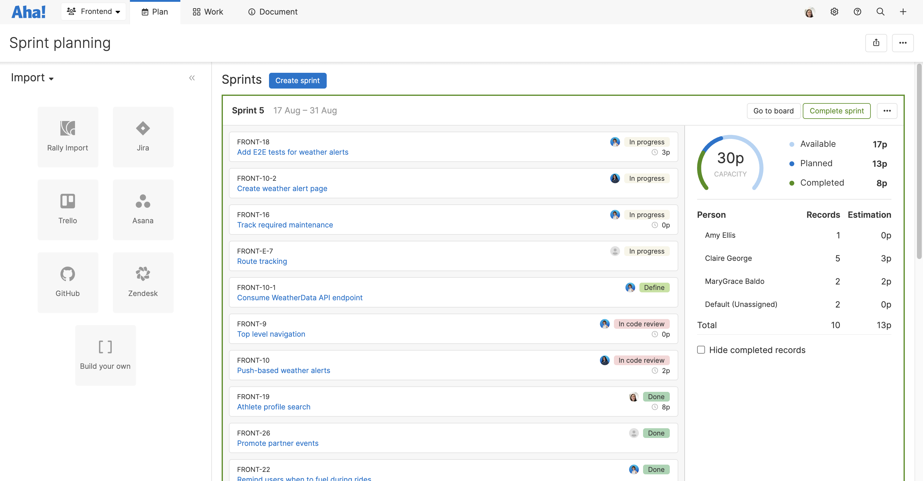 Bring Data Into Aha! Develop From Any Tool — Including Jira, Rally ...