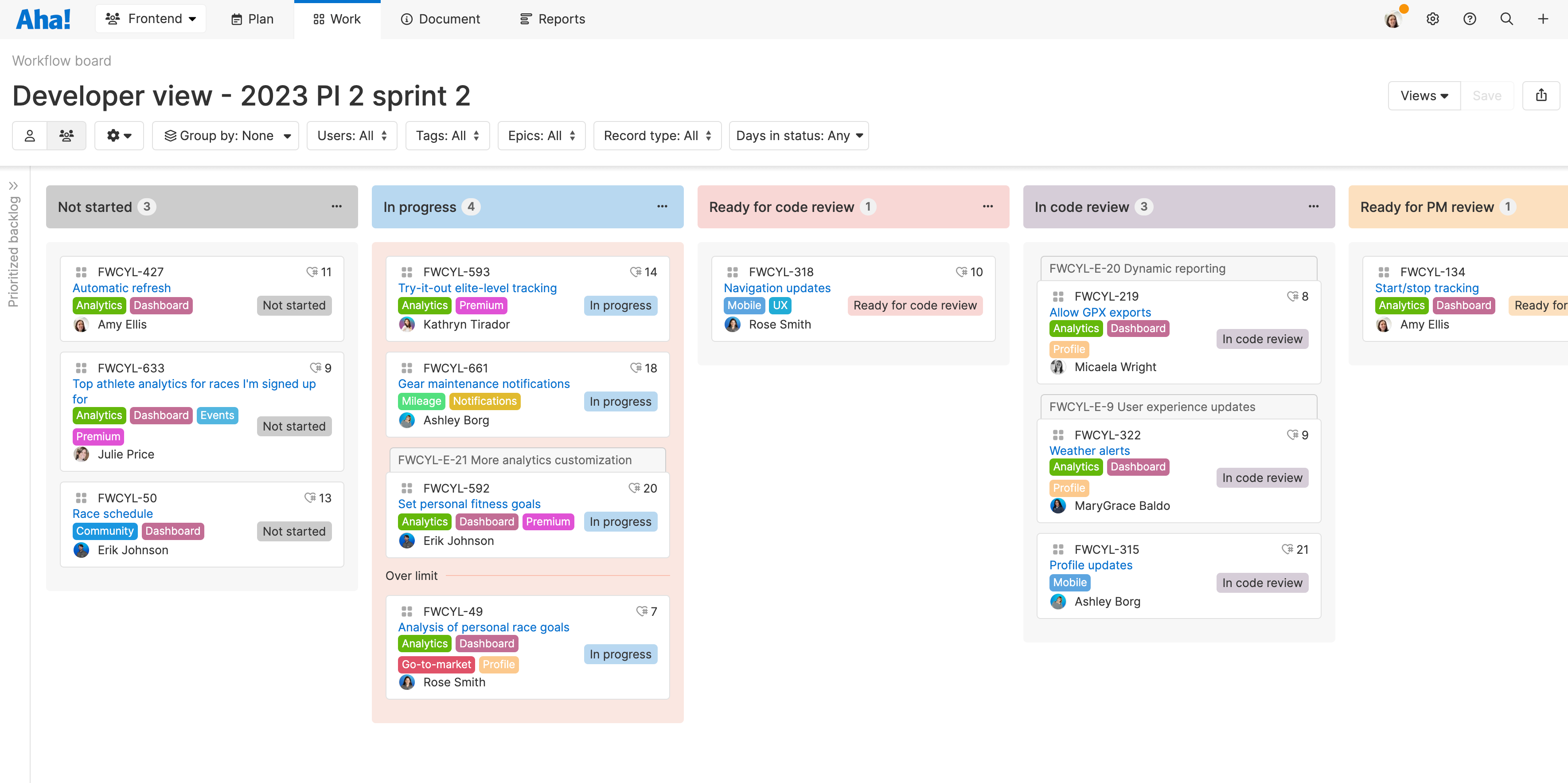 Aha! Develop Tour - Streamlined UI | Aha! software