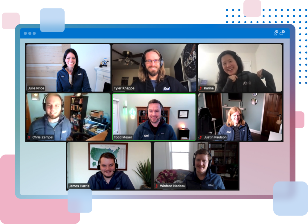 100 Percent Remote Team | Aha! software